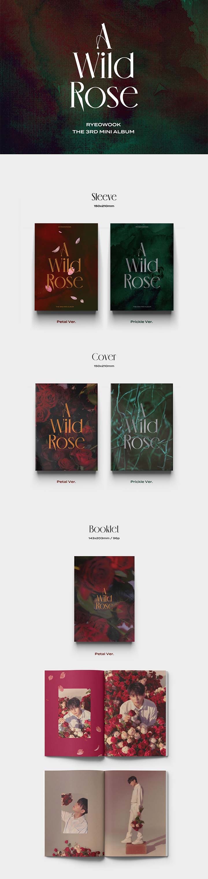 SUPER JUNIOR | The 3rd Mini Album [A Wild Rose] (Set)