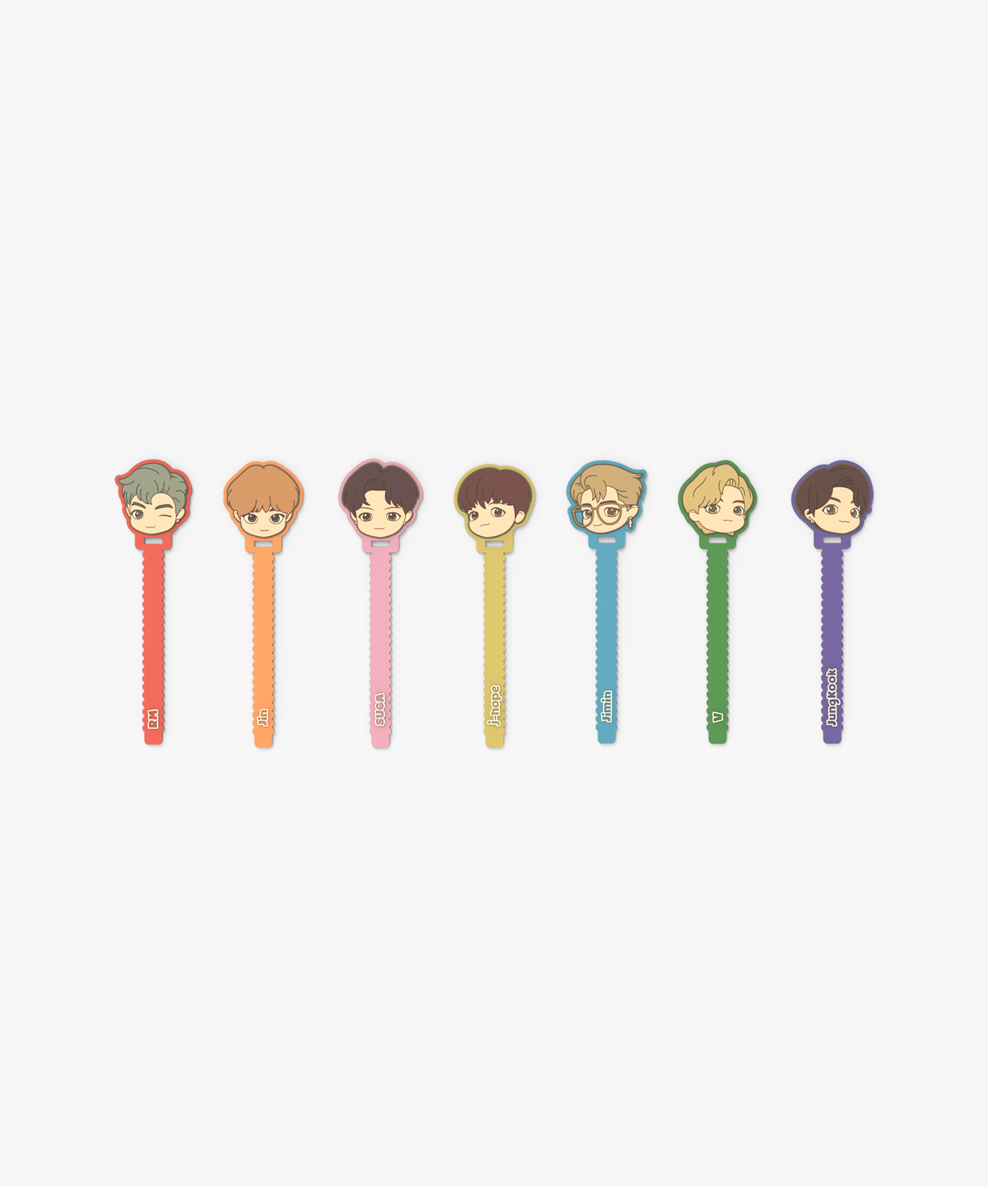 BTS | TinyTAN Cable Tie Set