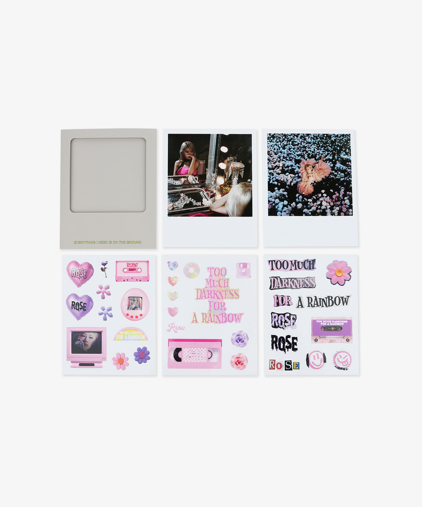 BLACKPINK | [-R-] ROSÉ PHOTO CARD + STICKER SET