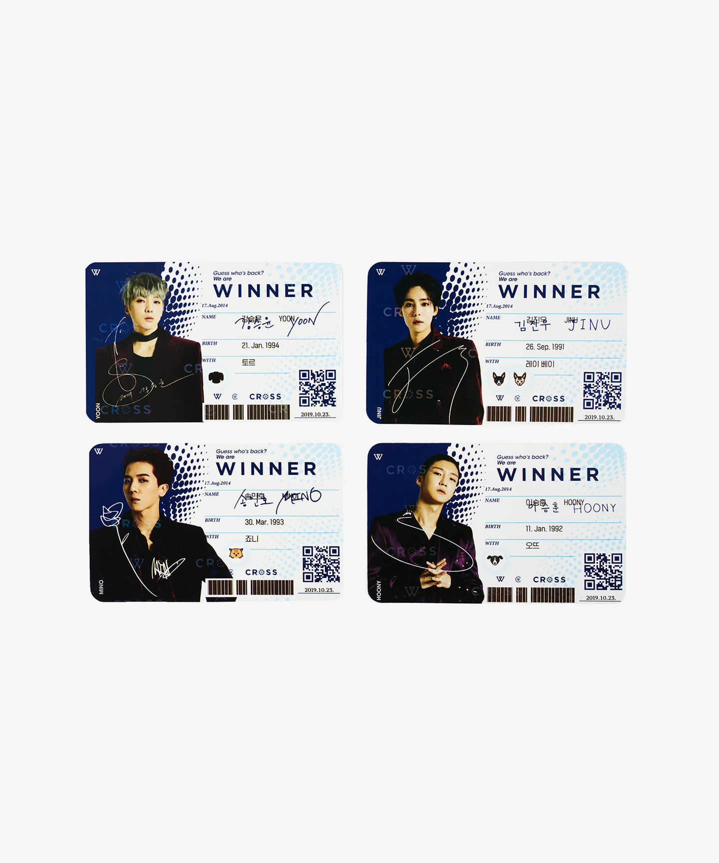 WINNER | [CROSS] ID CARD SET