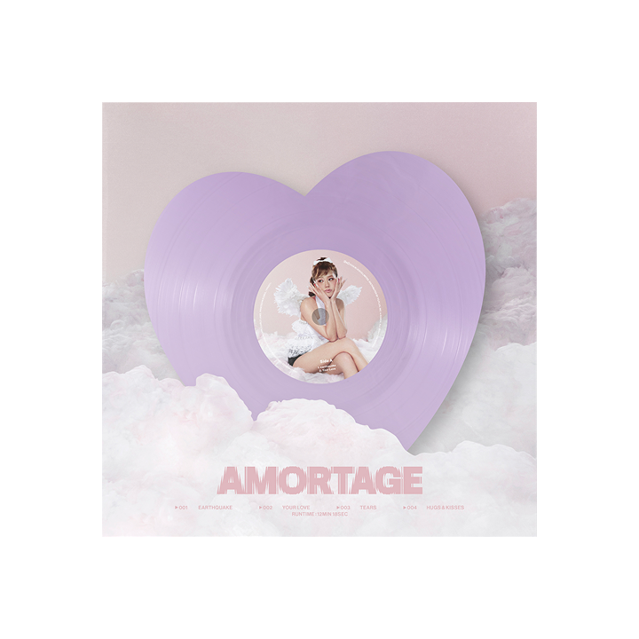 JISOO | JISOO Mini Album [AMORTAGE] Vinyl (Heart ver.)